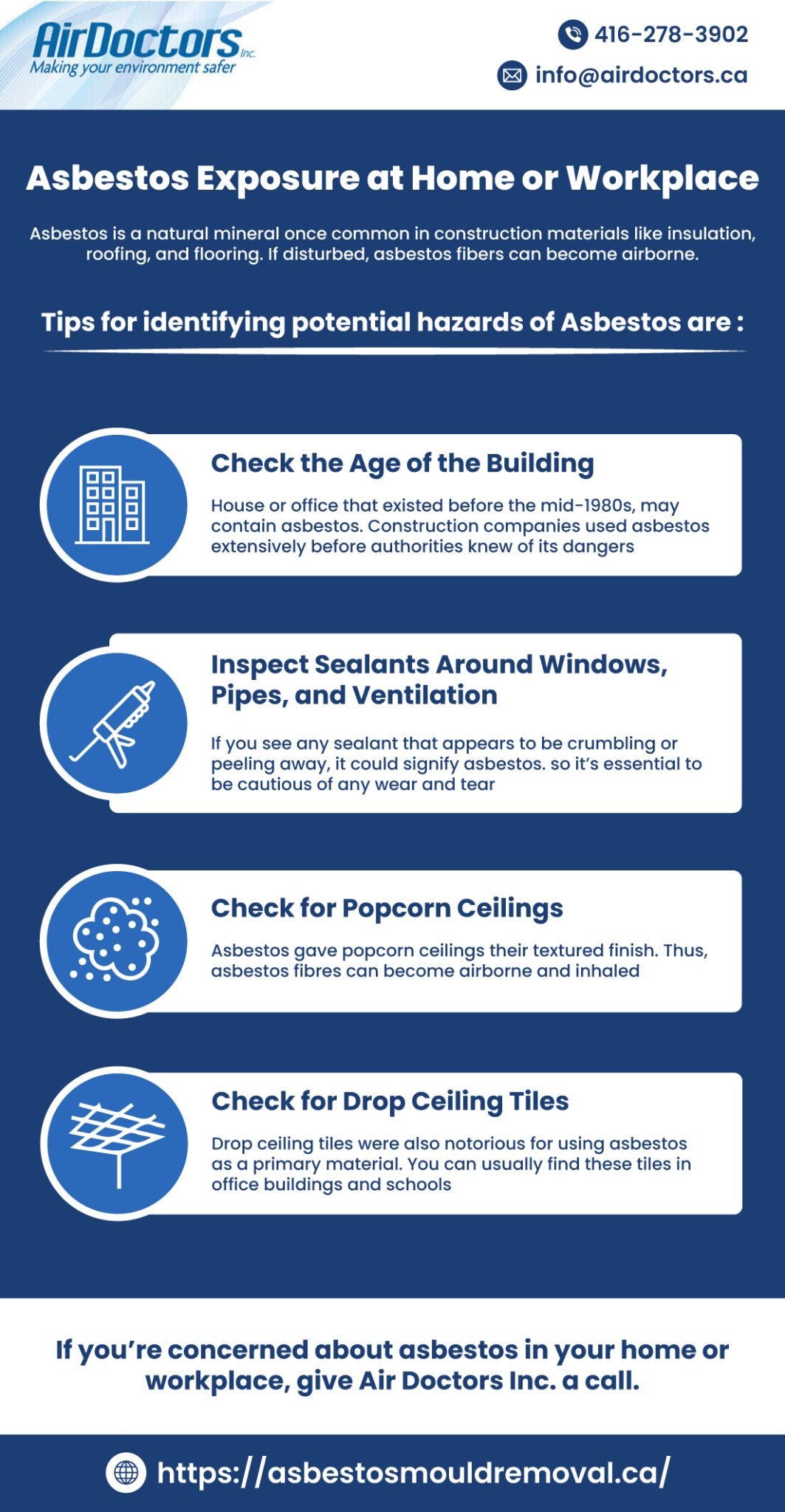 Asbestos Exposure at Home or Workplace - Air Doctors